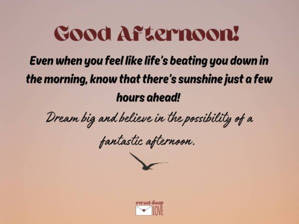 100+ Good Afternoon Quotes for a Powerful Day - Sweet Deep Love