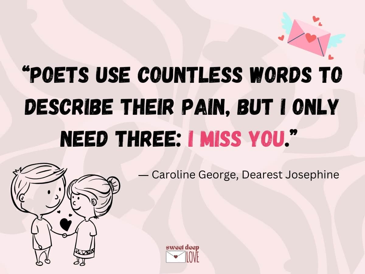 100+ Cute Miss You Quotes To Express Emotions In A Long Distance ...