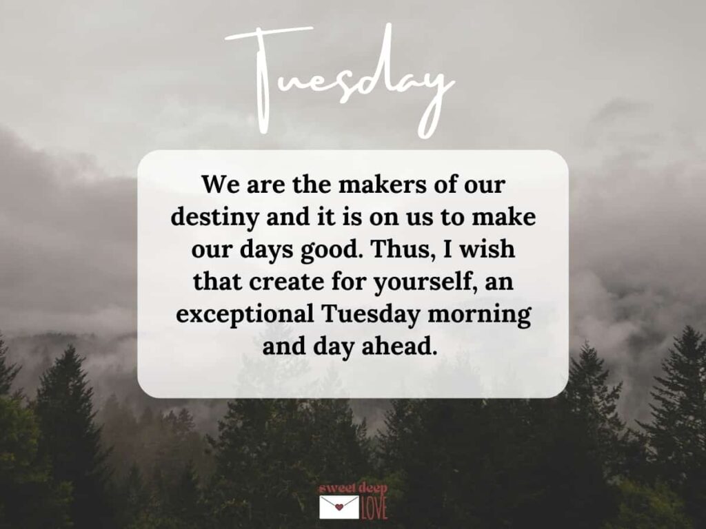 100+ Inspirational Good Morning Tuesday Quotes - Sweet Deep Love