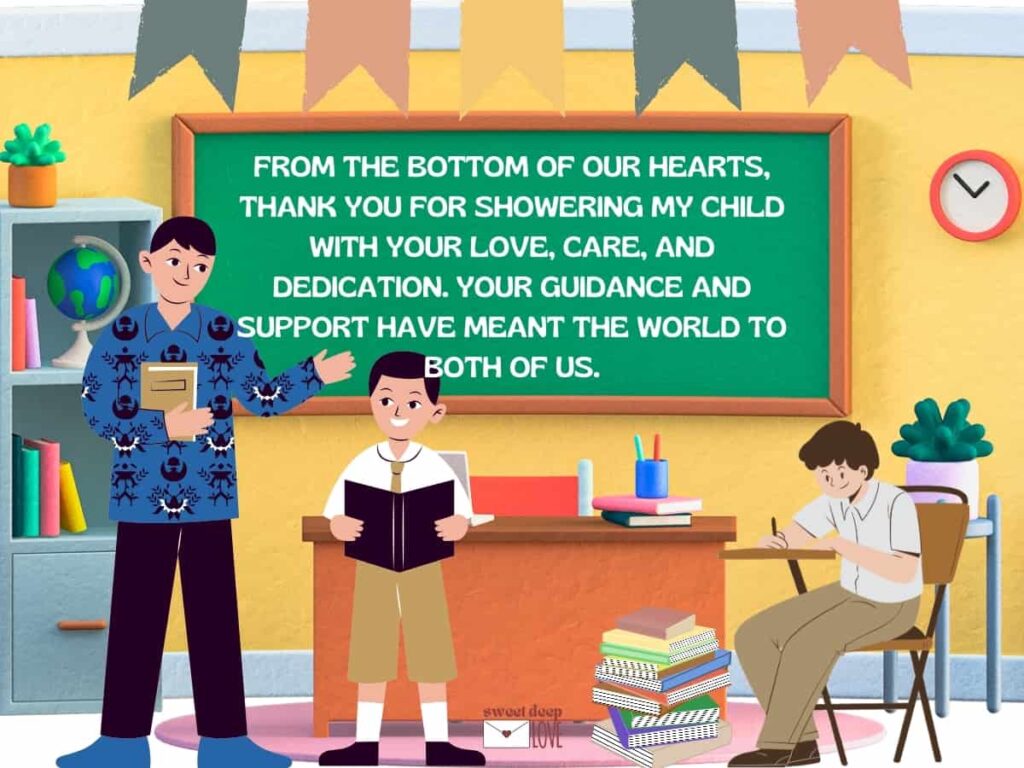 100+ Thank You Teacher Messages From Parents - Sweet Deep Love