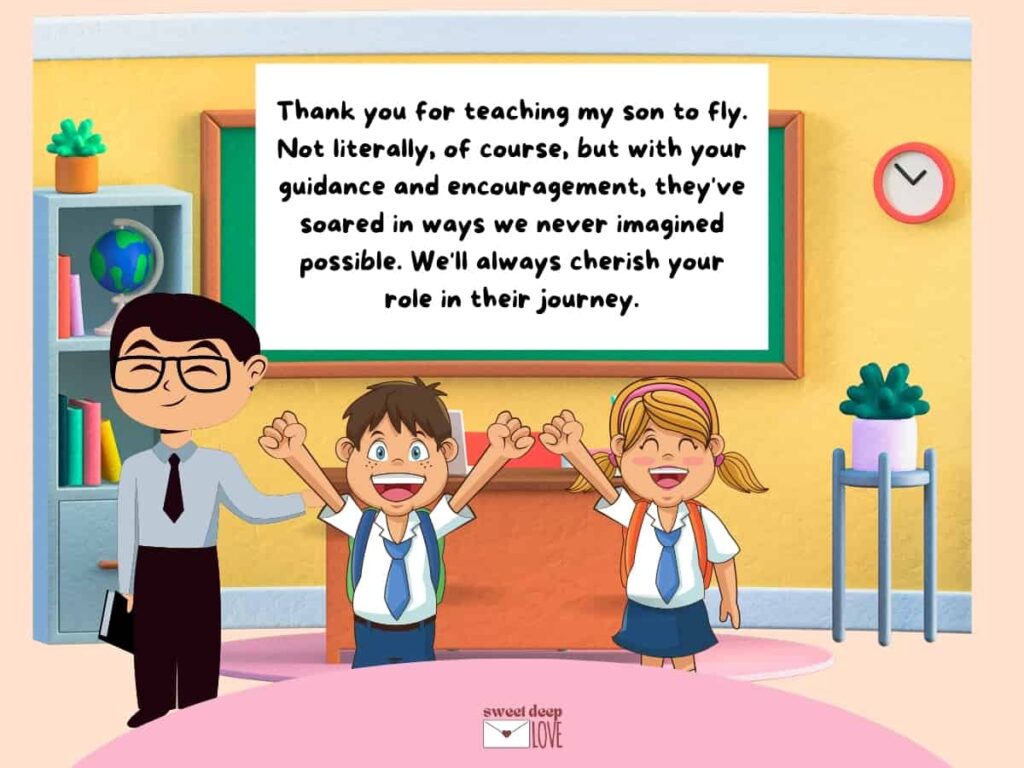 100+ Thank You Teacher Messages From Parents - Sweet Deep Love