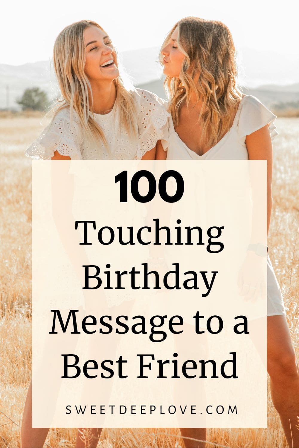 100 Touching Birthday Message To A Best Friend - Sweet Deep Love