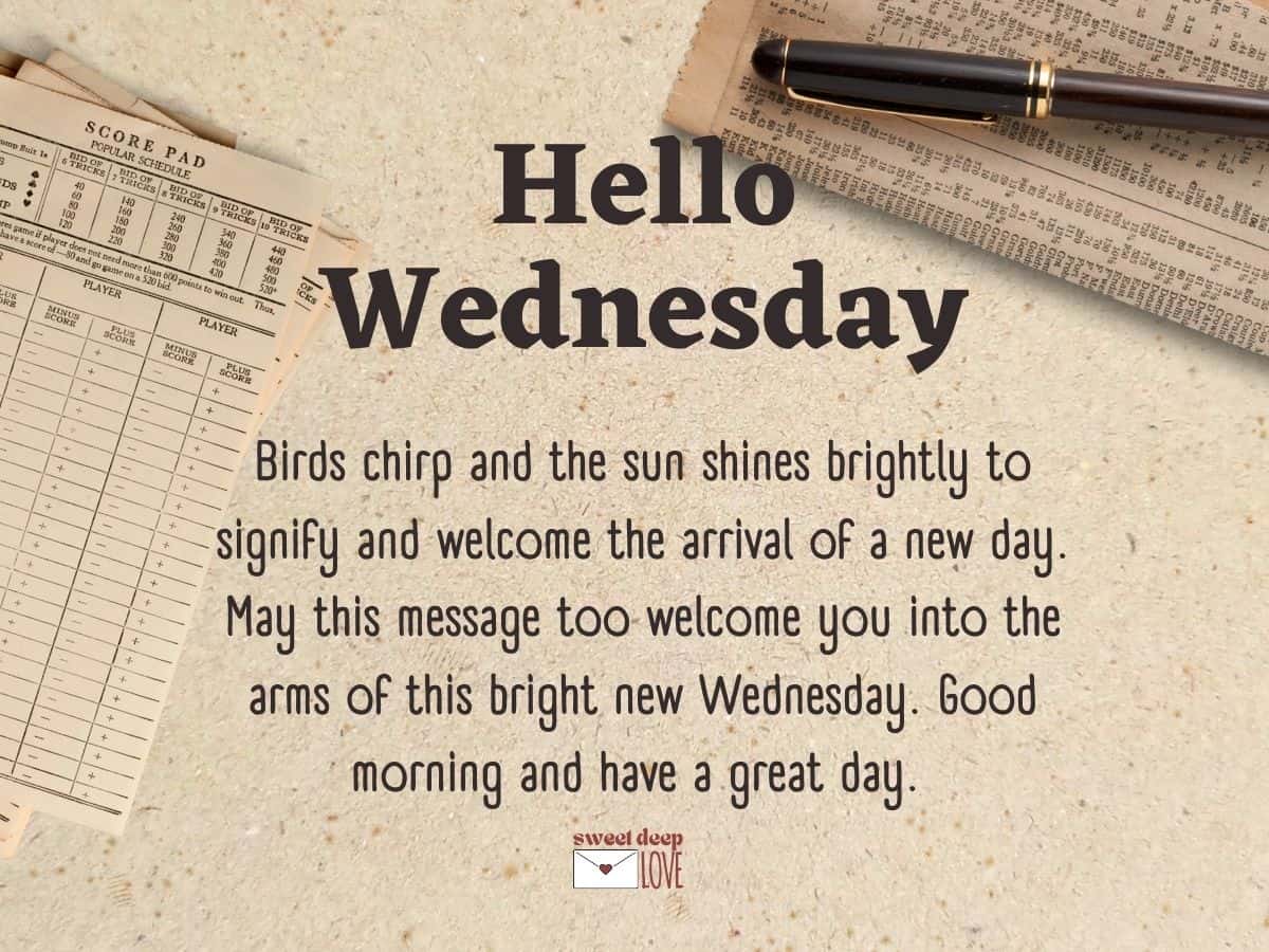 120 Positive Good Morning Wednesday Blessings- Conquer The Hump Day ...