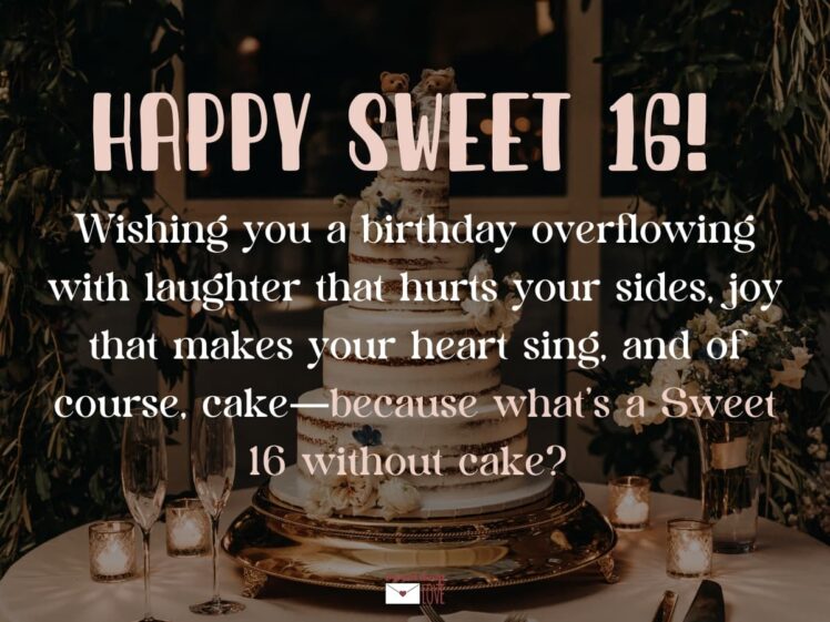 100+ Happy Sweet 16 Birthday Wishes- Officially A Teenager - Sweet Deep ...