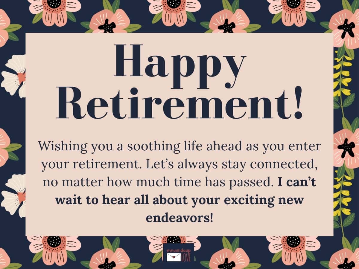 100+ Retirement Messages for Coworker To Say Happy Retirement - Sweet Deep Love