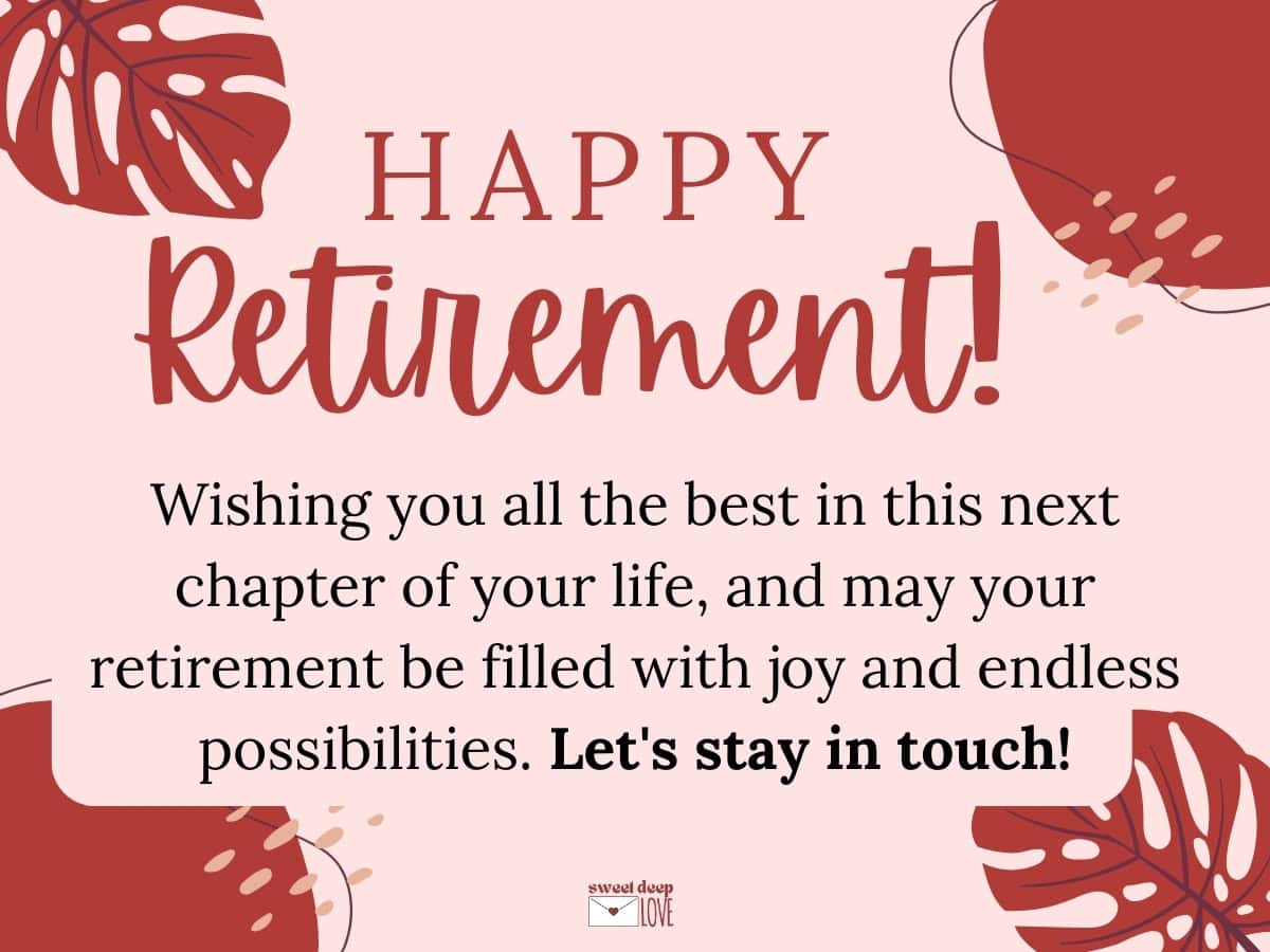 100+ Retirement Messages for Coworker To Say Happy Retirement - Sweet ...