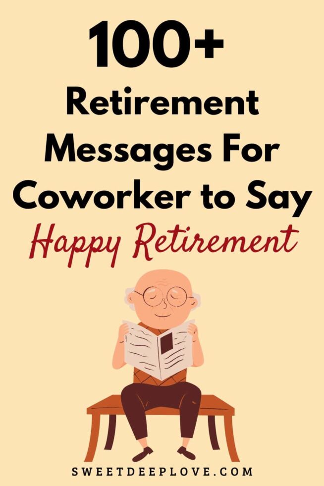100+ Retirement Messages for Coworker To Say Happy Retirement - Sweet ...