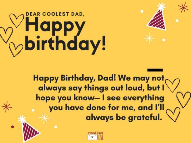 130+ Heart Touching Birthday Wishes For Dad - Sweet Deep Love