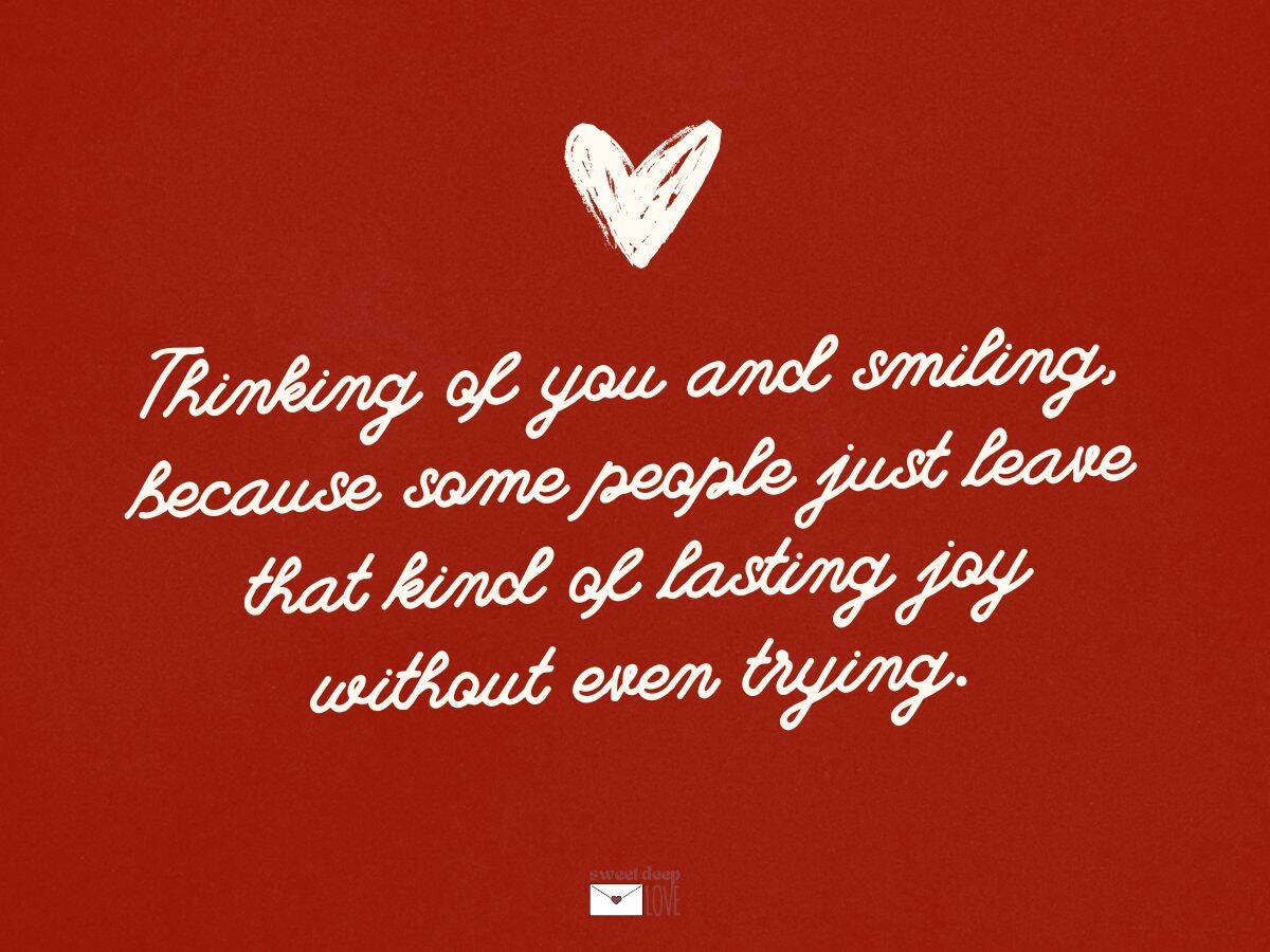 100+ Thinking of you messages - Sweet Deep Love